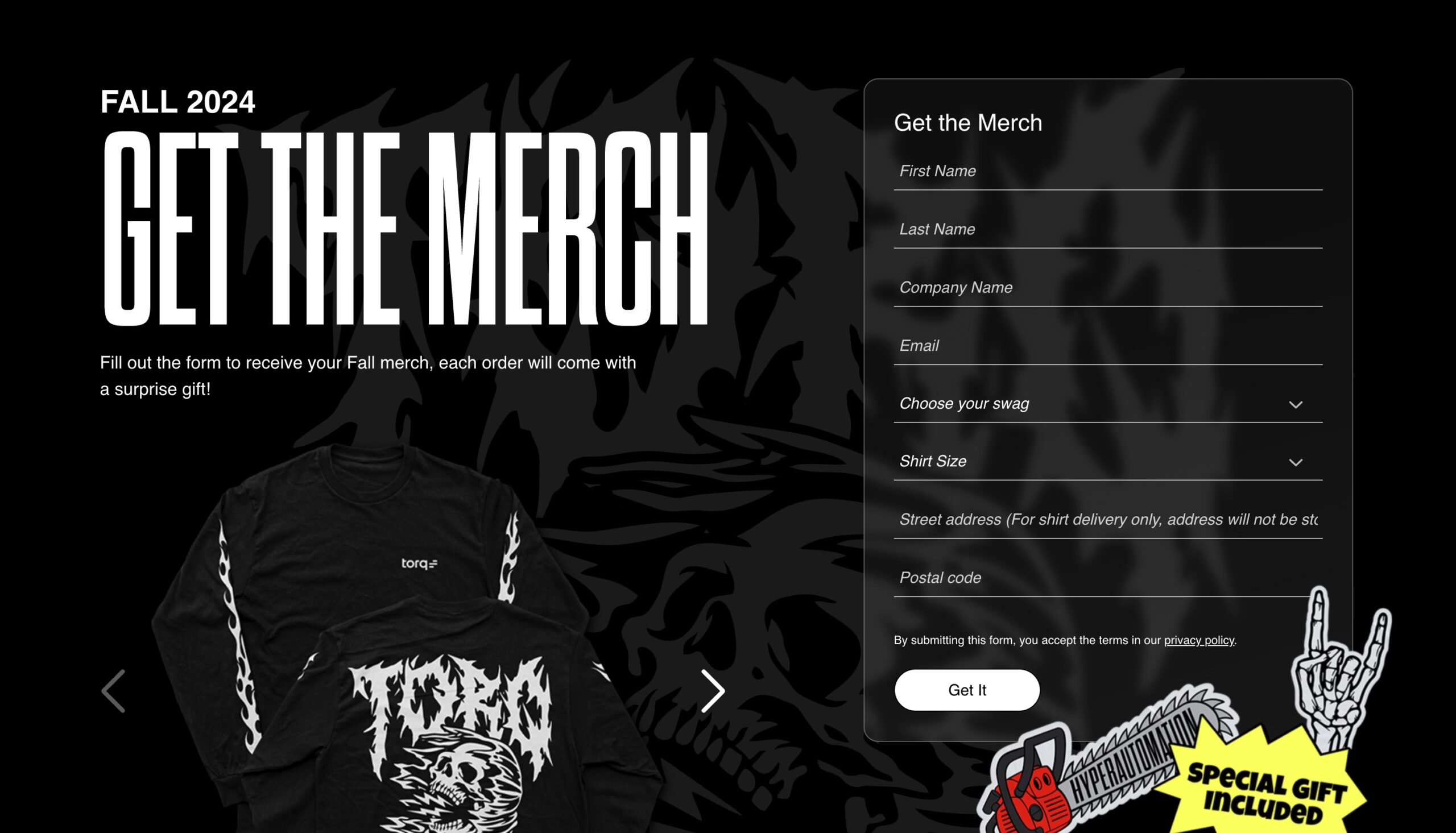 Get the Merch - Fall 2024 | Torq